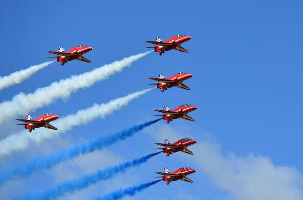 Fury as Red Arrows on brink of having to fly non-British planes for ...
