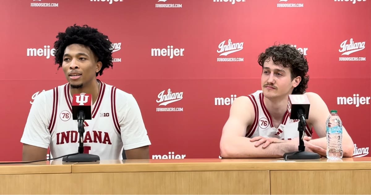 Player Q&A: Conor Enright, Sam Alexis react to Indiana’s overtime win ...