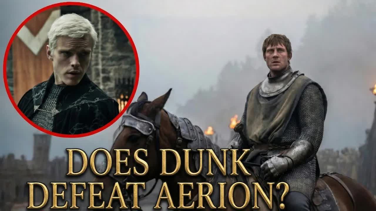Does Dunk defeat Aerion in the trial of the seven? | A Knight of the ...