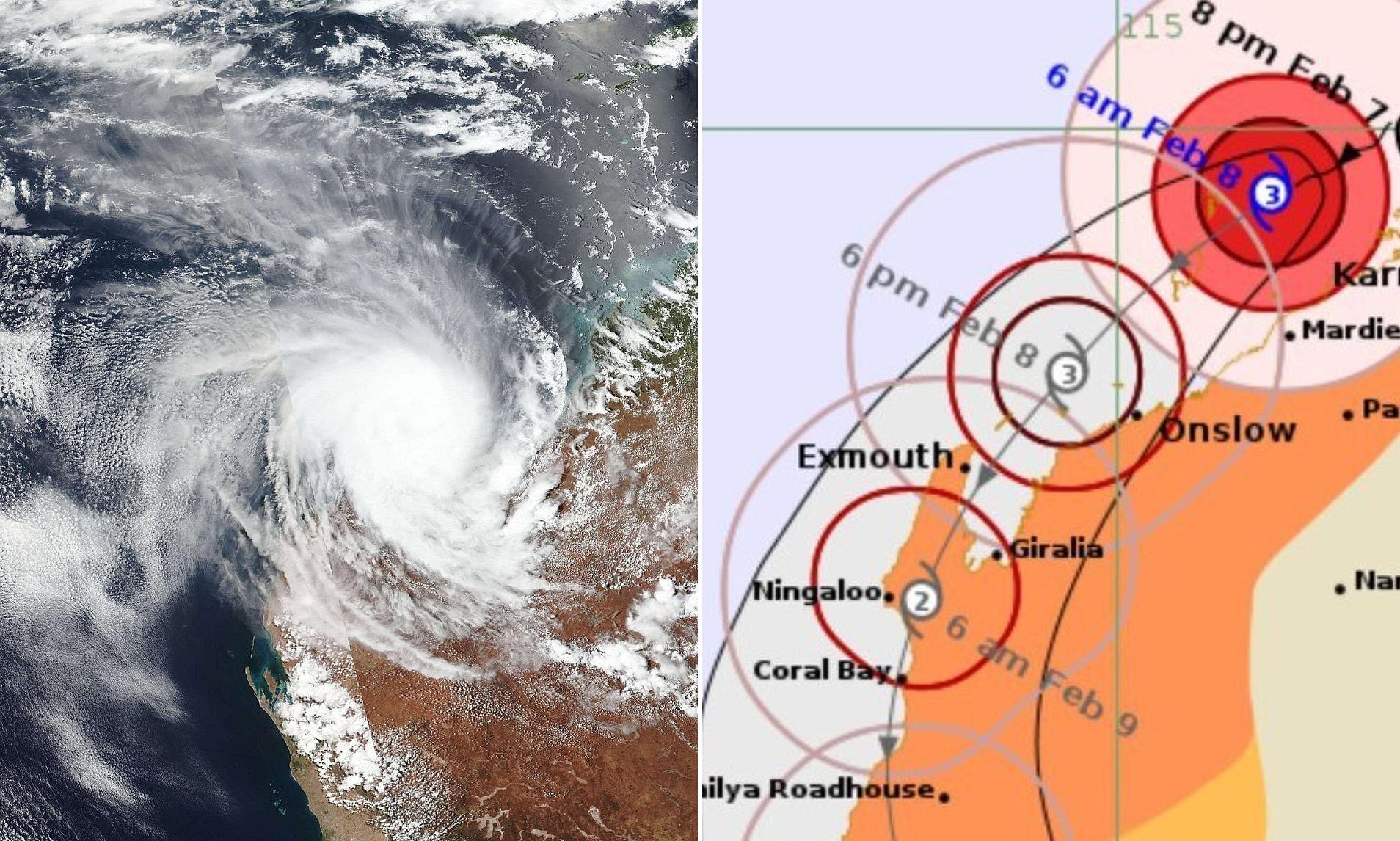 Too late to leave: Western Australians told to seek shelter as Tropical ...