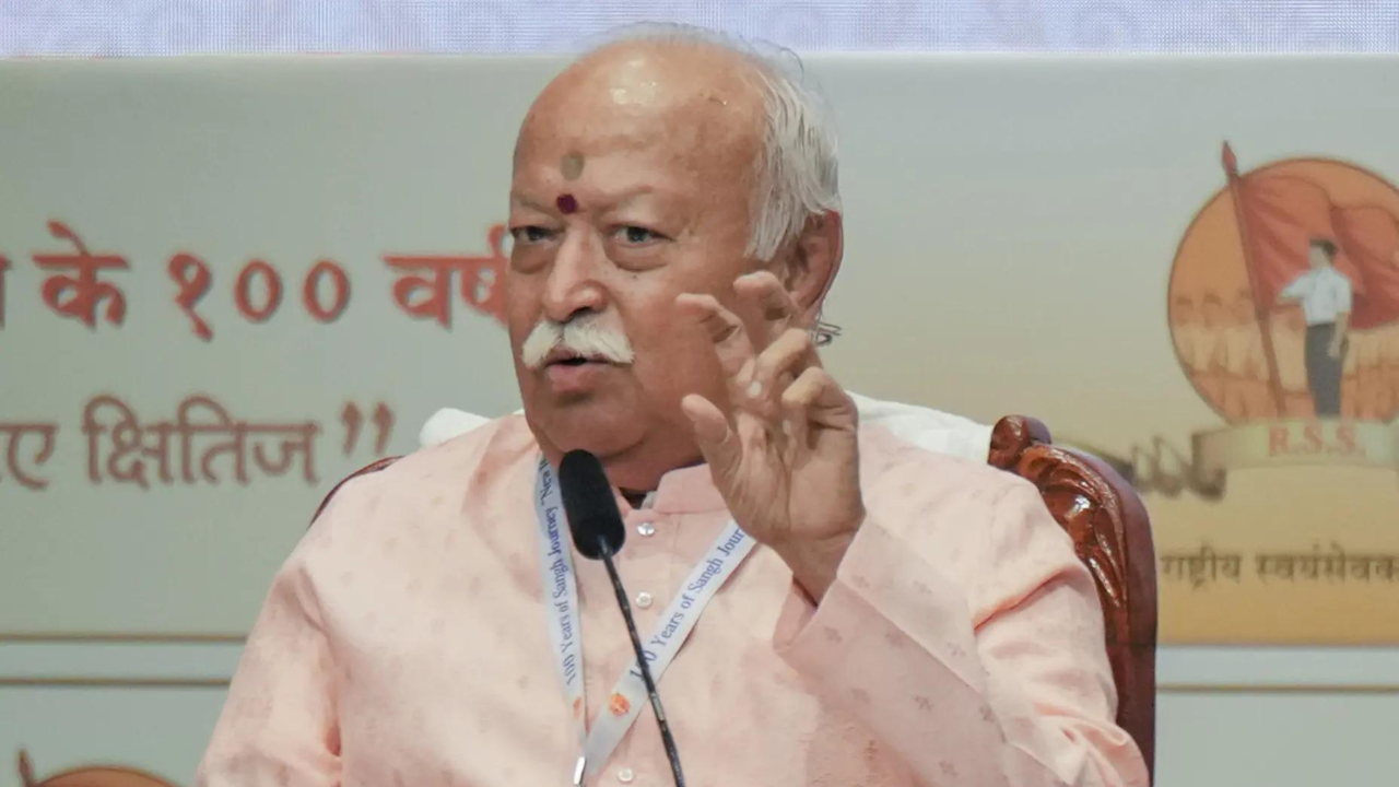 'Language gives them away': RSS chief Mohan Bhagwat's call against ...