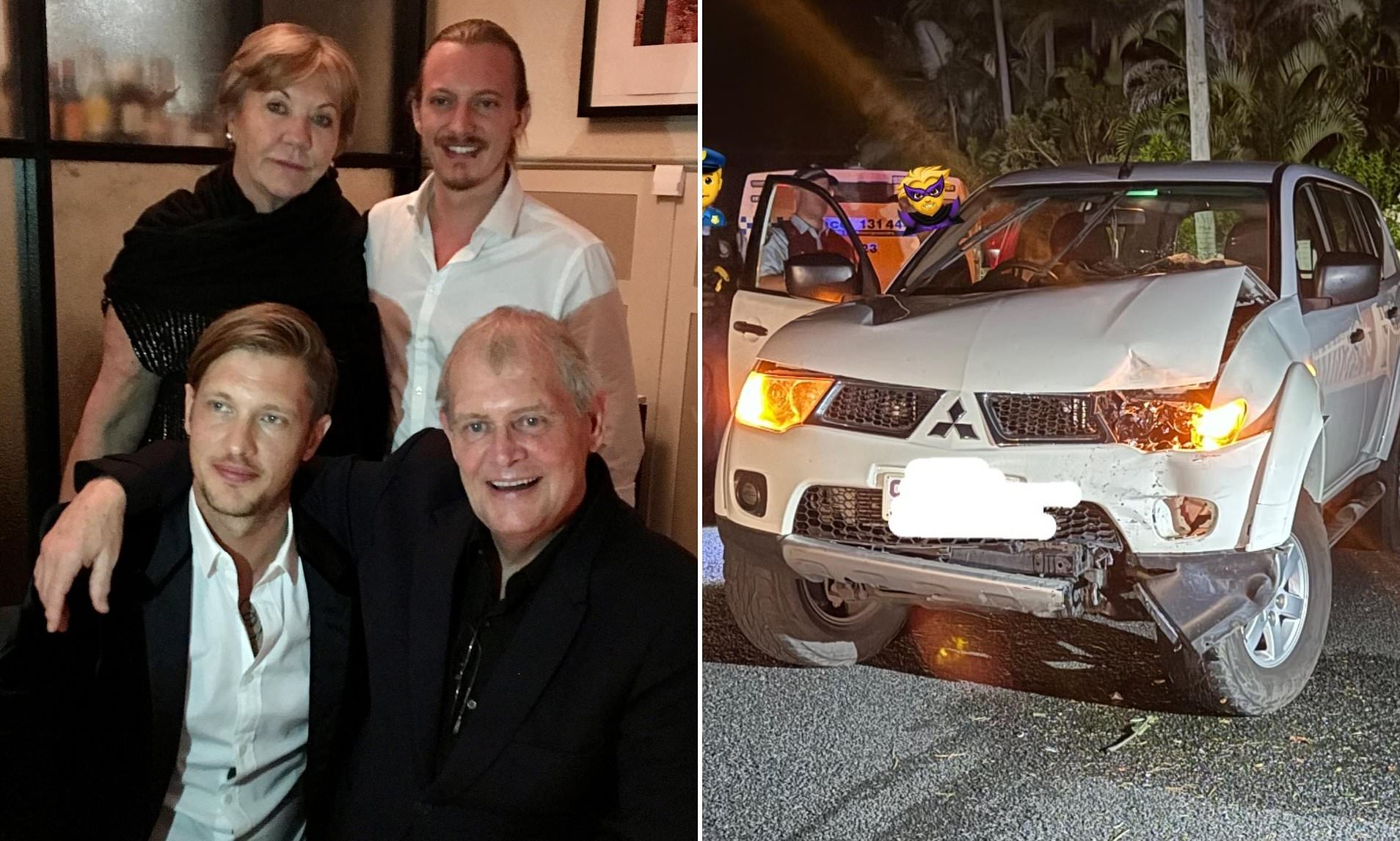 John Farnham's son Rob shares shocking photos after his car was smashed ...