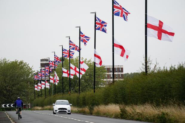 UK battle over England and Union flags as FIFA World Cup begins