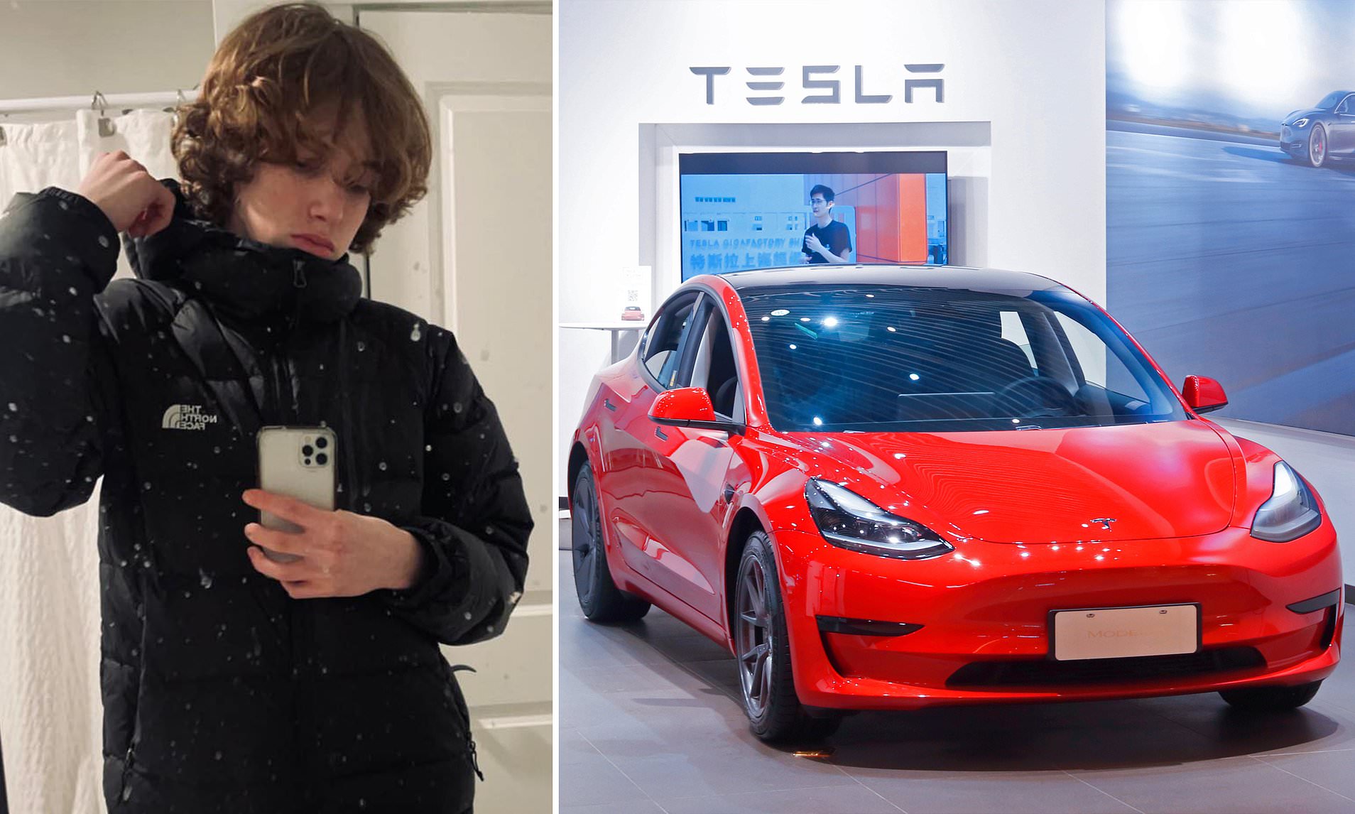 Heartbroken family of student, 20, who died in burning Tesla crash ...