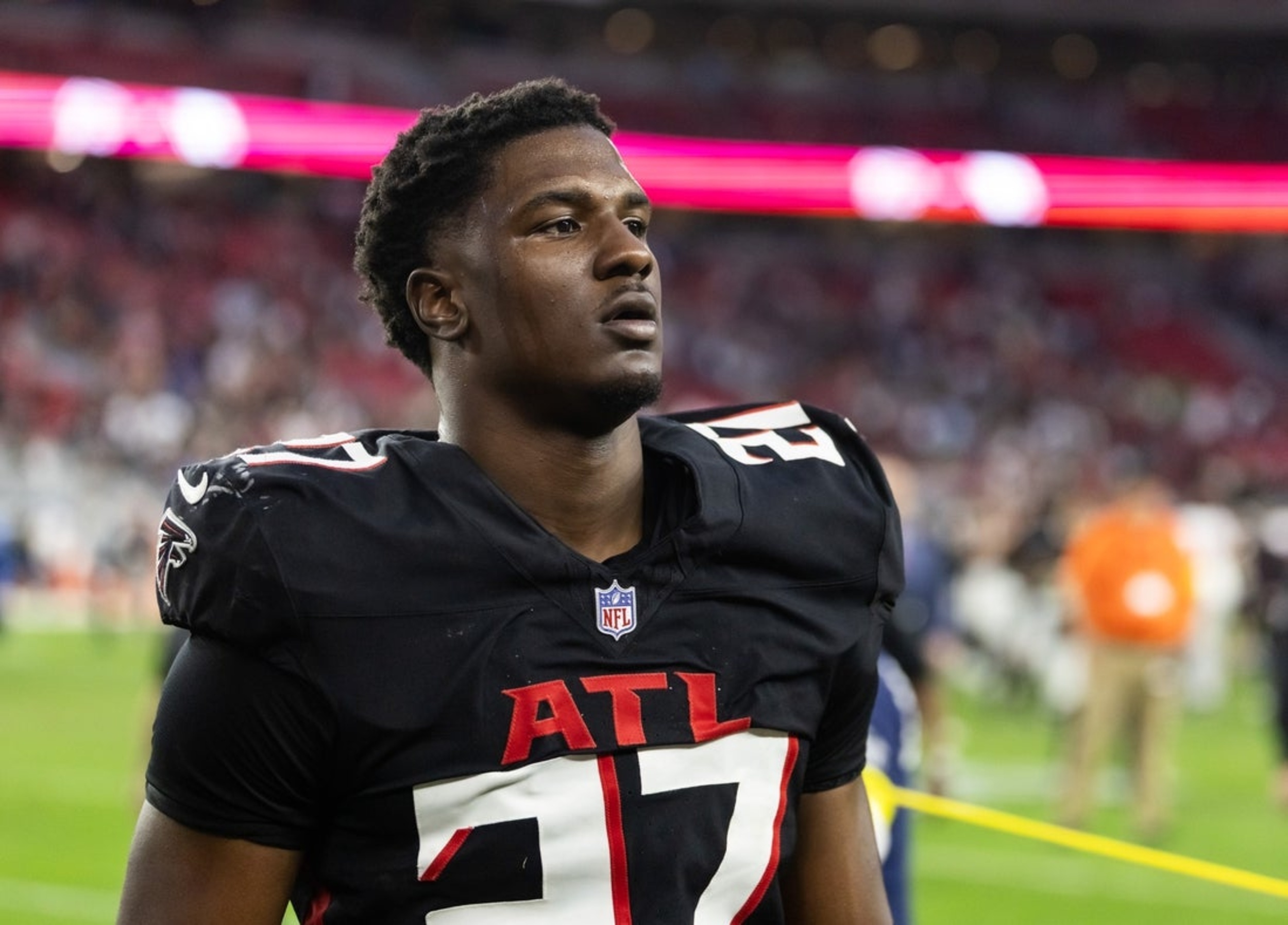 Rickea Jackson alleges Falcons' James Pearce Jr. 'threatened to kill me'