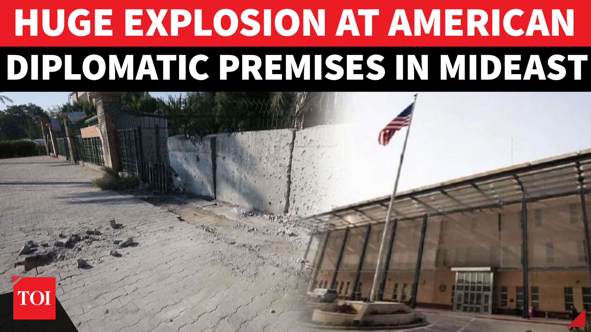 'Controlled explosion' at US diplomatic facility in Iraq capital ...