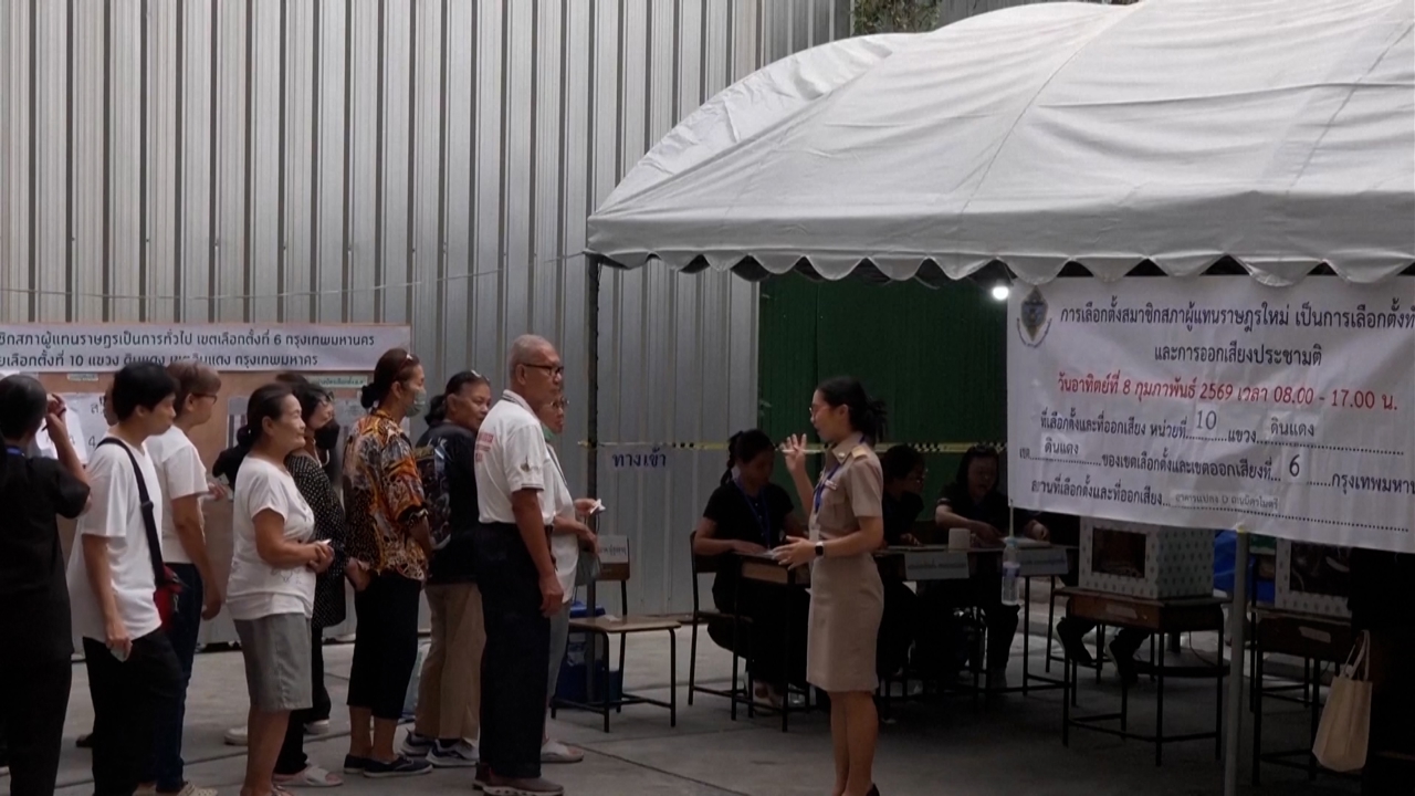 Thailand holds general election amid domestic scandals, border conflict
