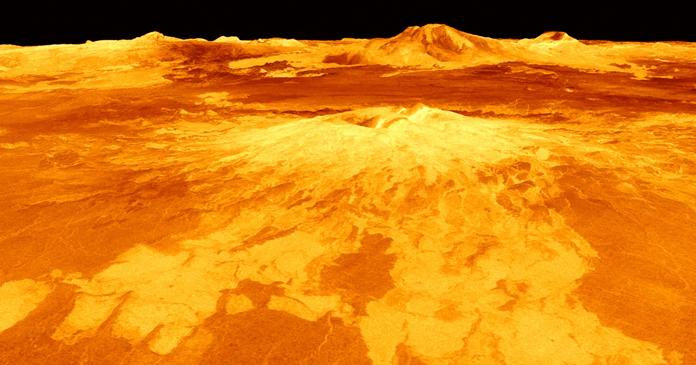 Scientists intrigued by possible hollow structures under surface of Venus