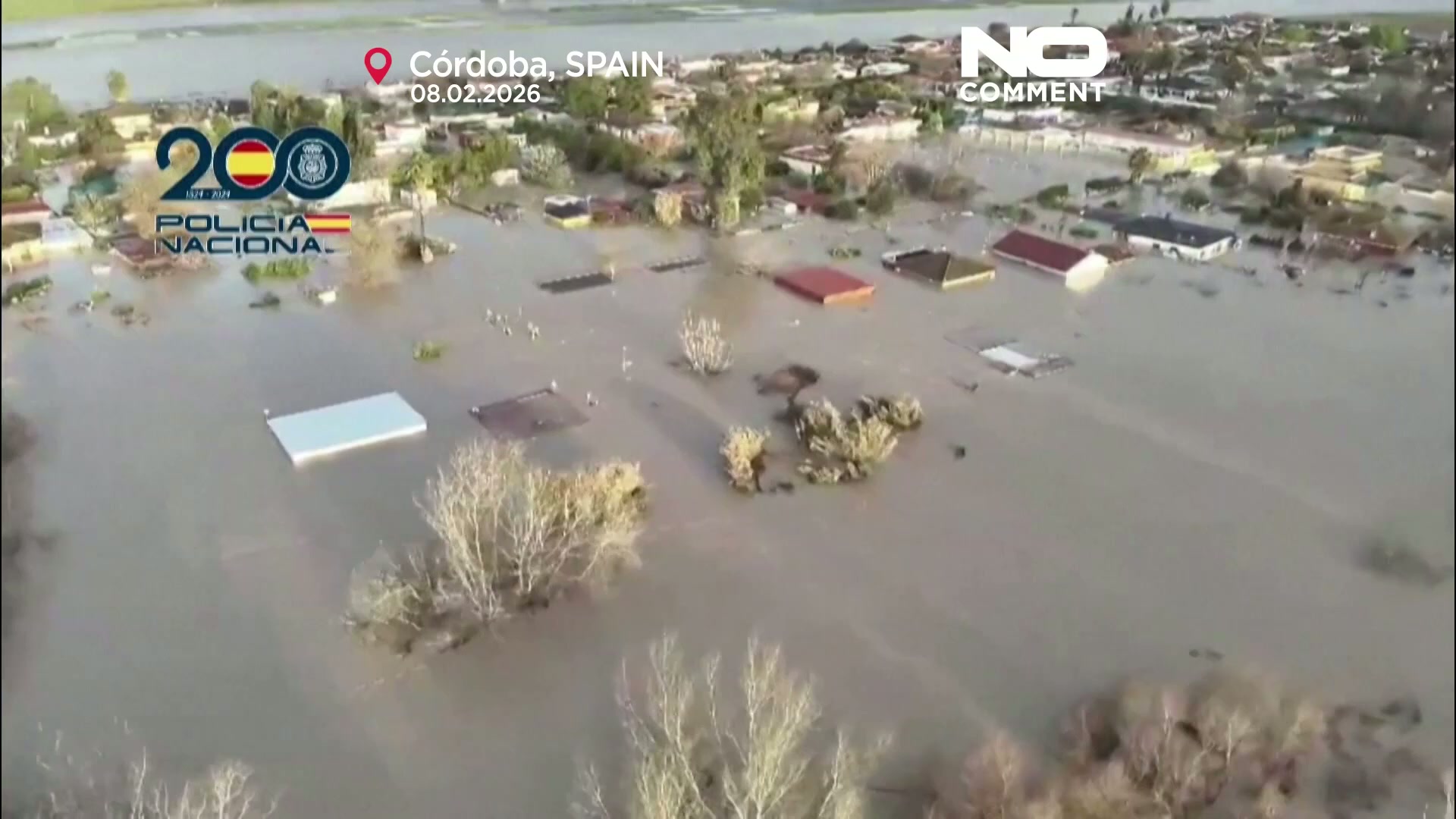 Storm aftermath: Aerial footage shows widespread flooding in Spain’s ...