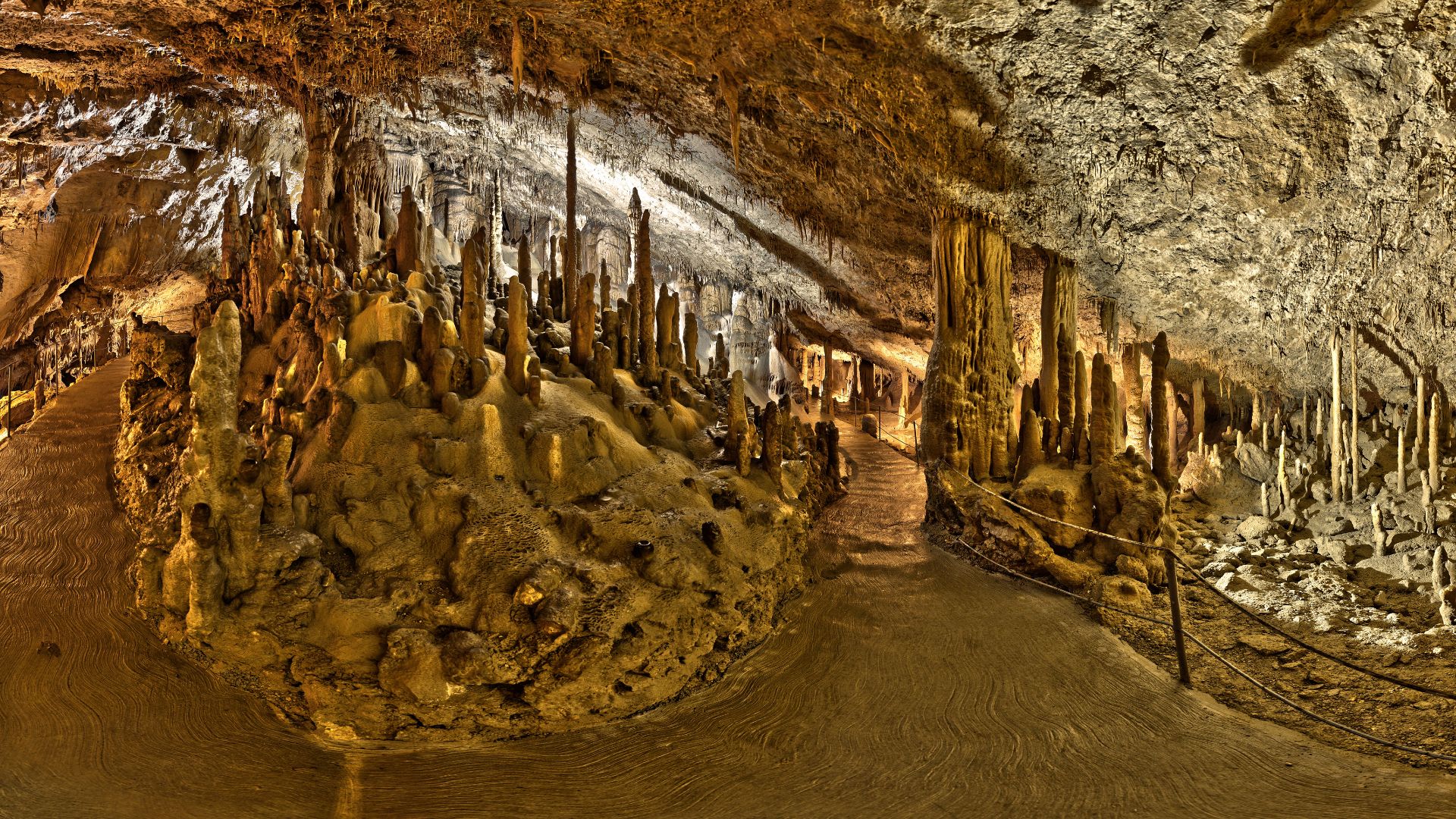 Rock formations that look intentionally sculpted