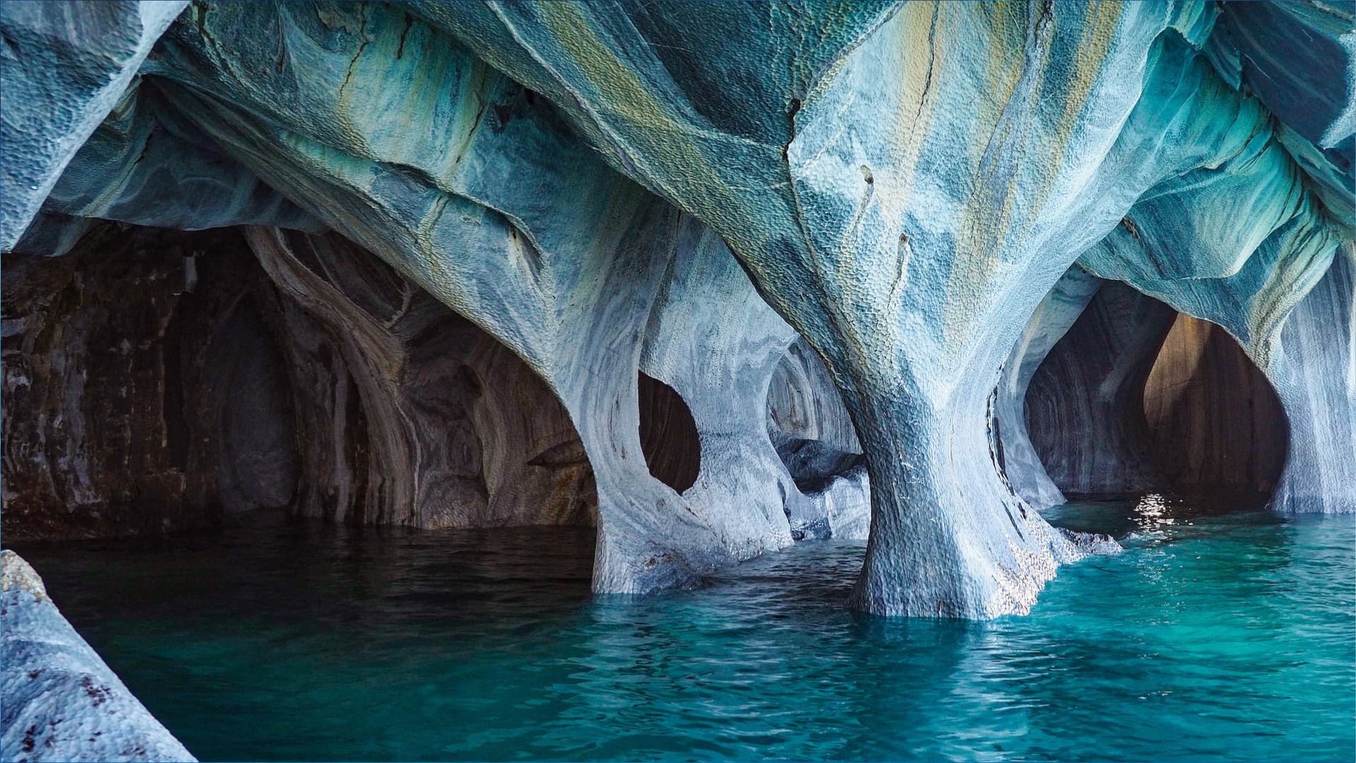 Rock formations that look intentionally sculpted