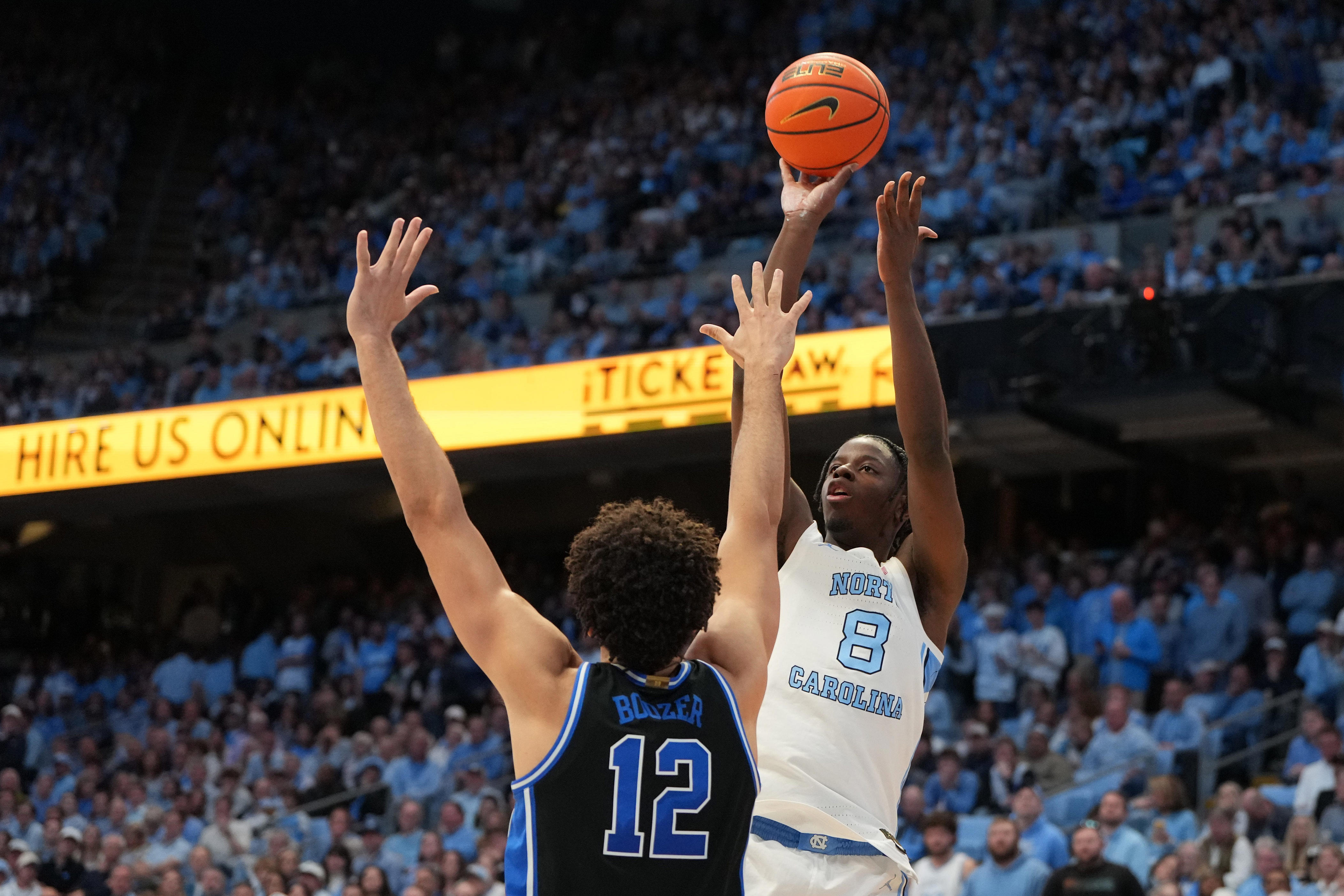 Caleb Wilson lives up to his word, postgame UNC-Duke feelings