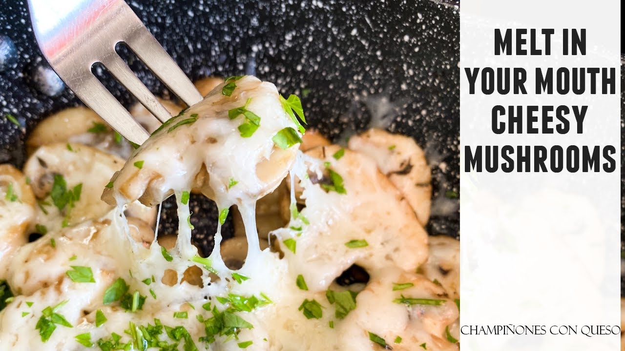Cheesy garlic mushrooms | Easy 20-minute melt-in-your-mouth recipe