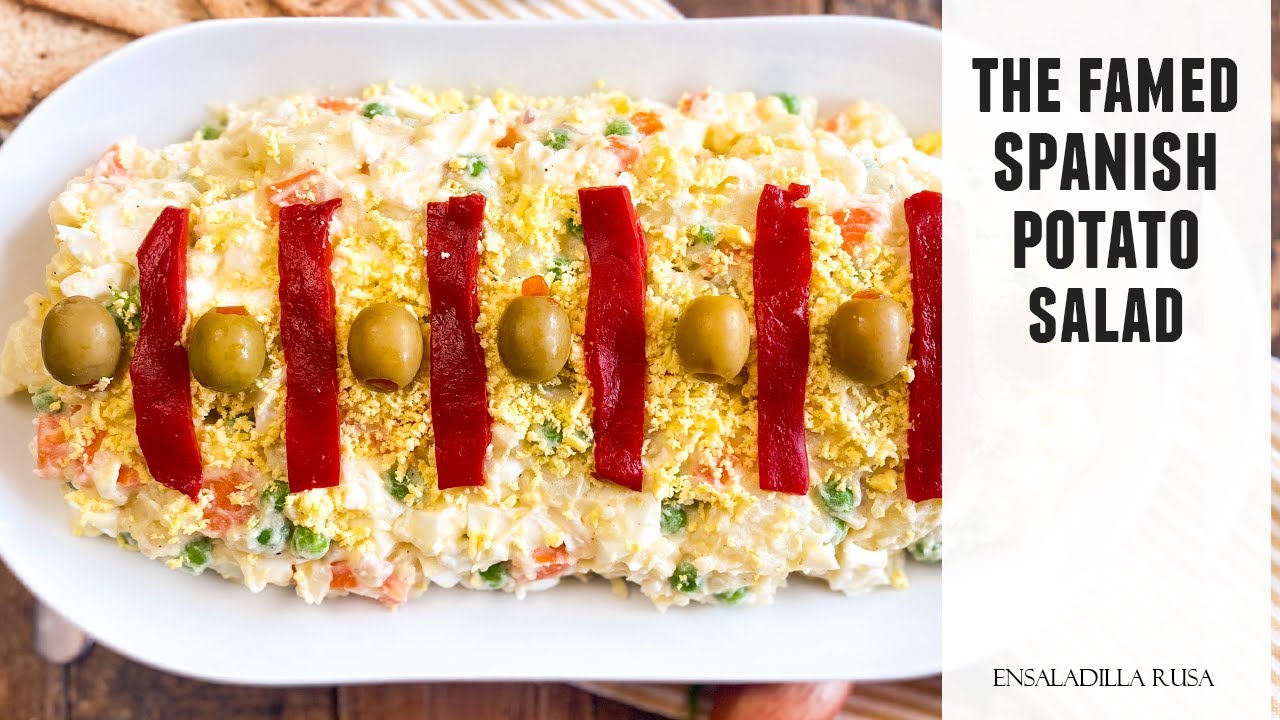 Best Spanish potato salad ensaladilla rusa easy recipe