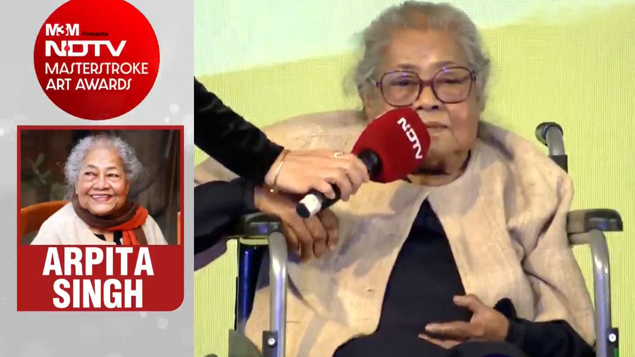 Arpita Singh named artist of the year at NDTV Masterstroke Art Awards