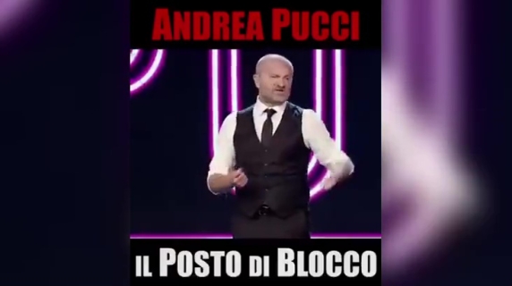 Andrea Pucci e le sue battute sui carabinieri