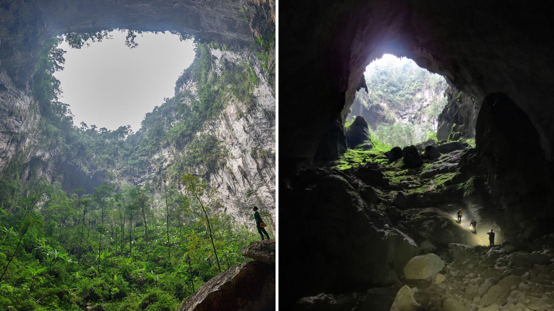 Rock formations that look intentionally sculpted