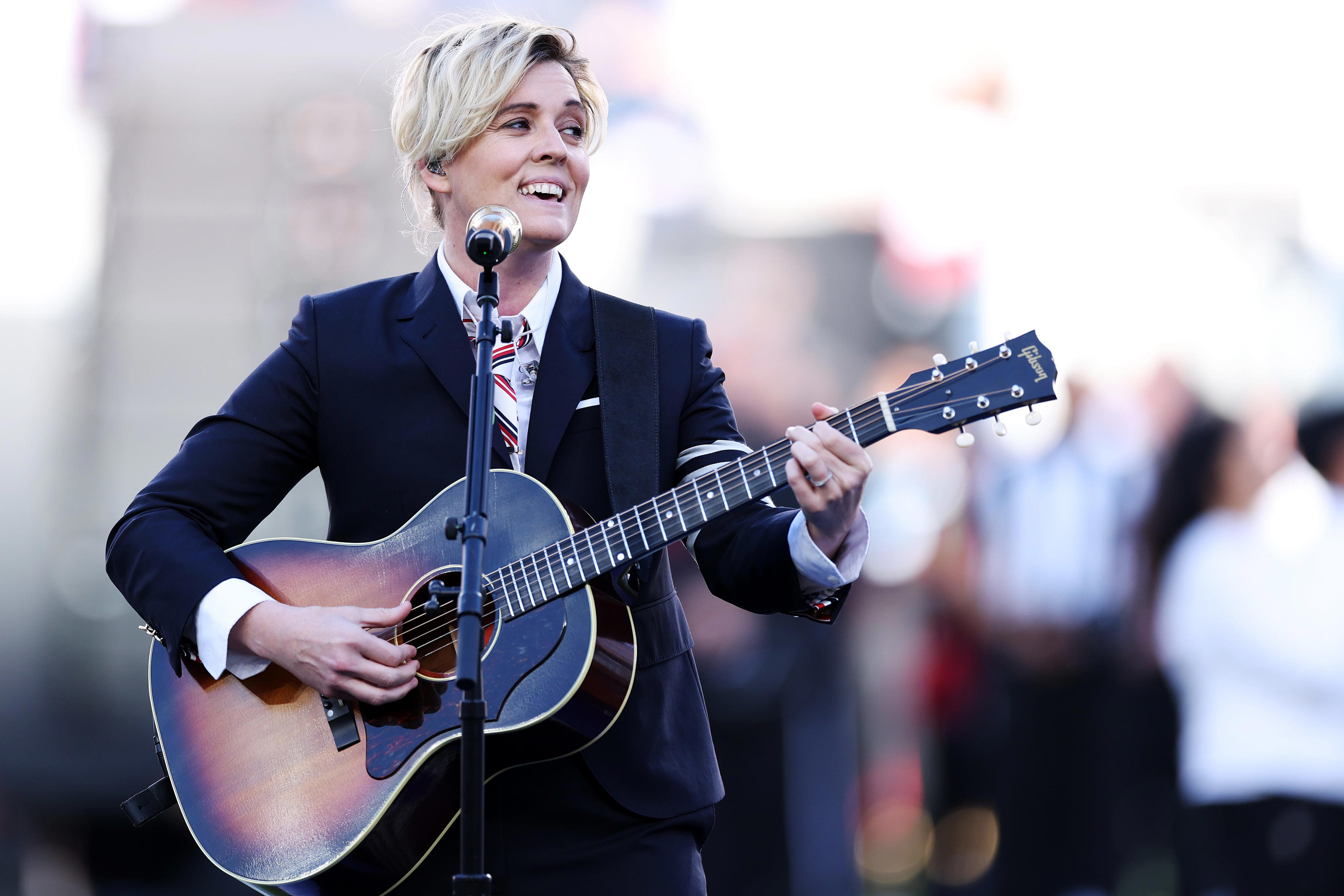 Watch Brandi Carlile sing 'America the Beautiful' at the Super Bowl