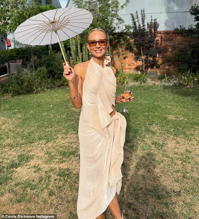 Carrie Bickmore criticised for wearing 'revealing' outfit to wedding ...