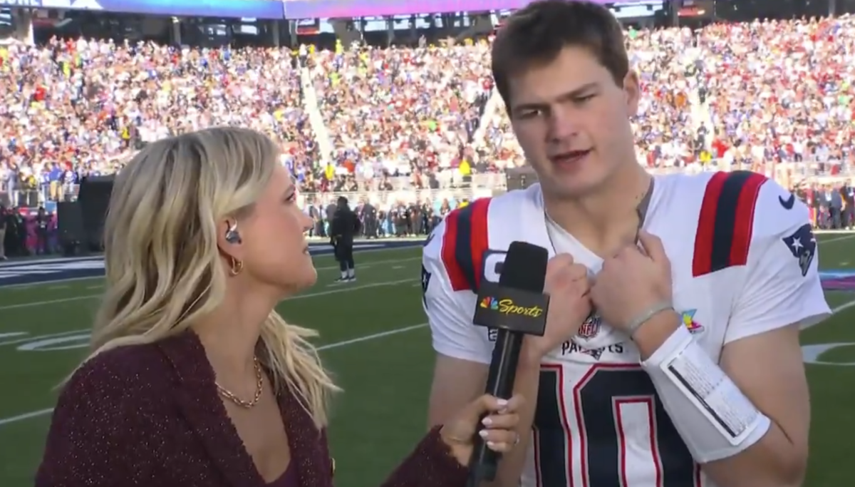Melissa Stark Called Out For Odd Super Bowl Pregame Interview