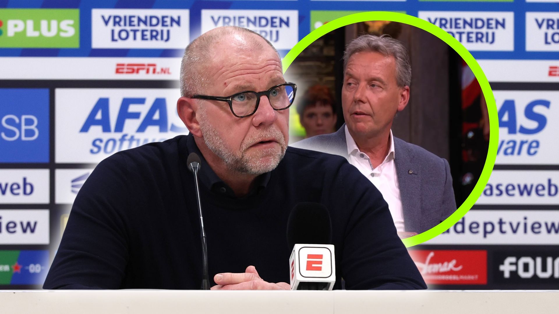 Valentijn Driessen pakt Fred Grim na AZ - Ajax keihard aan in perszaal