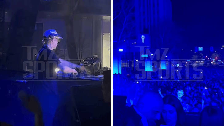 Dom Dolla performs just ahead of Super Bowl Sunday