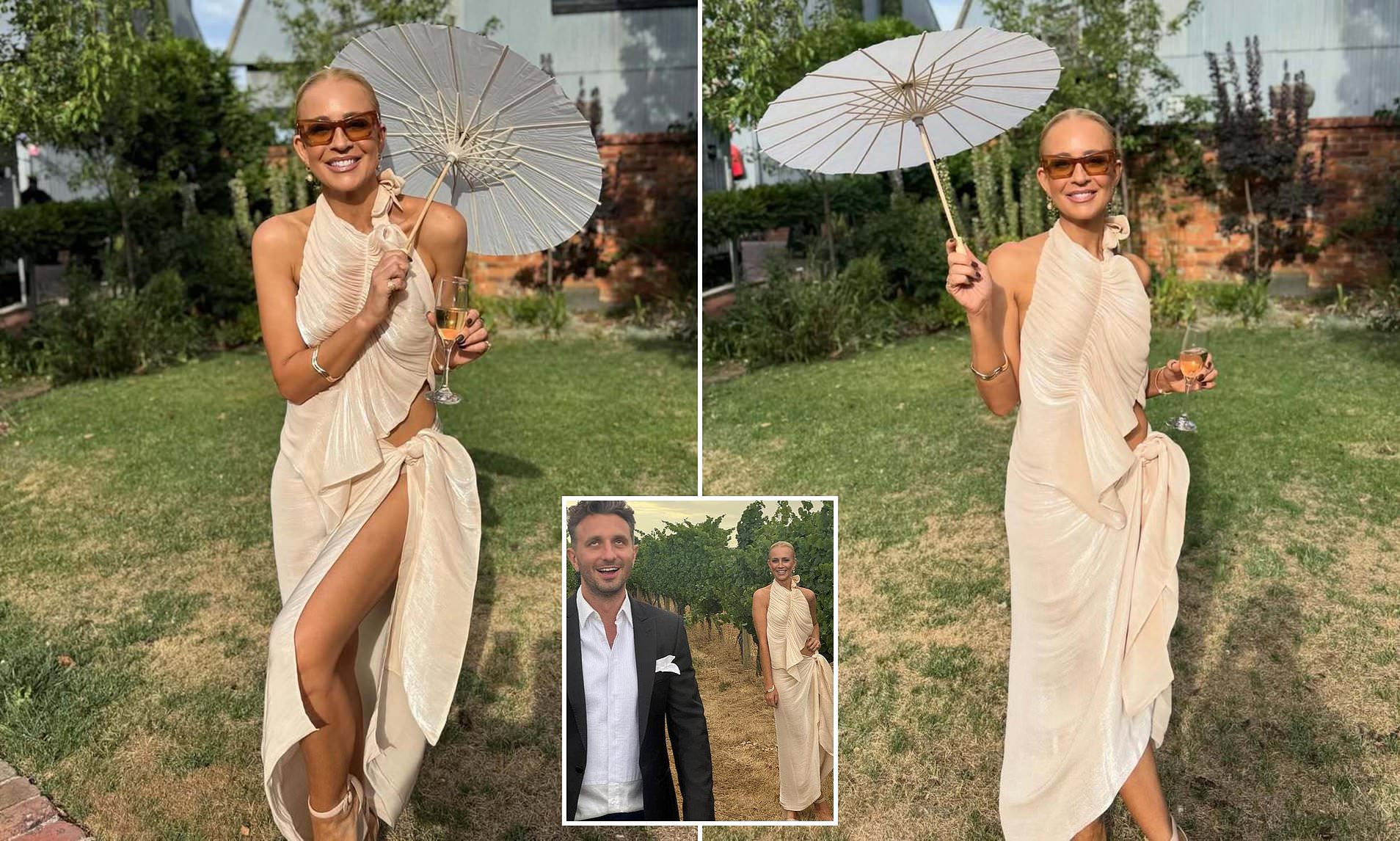 Carrie Bickmore criticised for wearing 'revealing' outfit to wedding ...