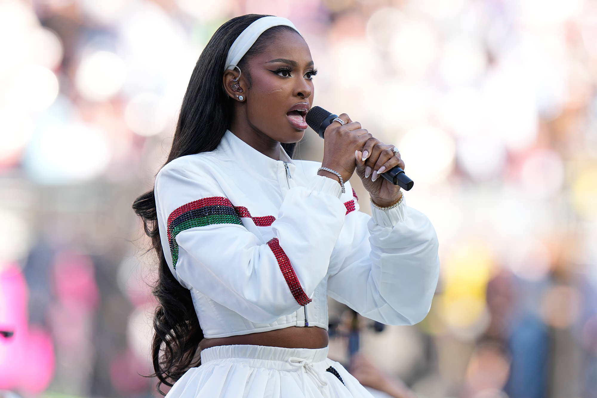 Coco Jones wows with Black national anthem ‘Lift Every Voice and Sing ...