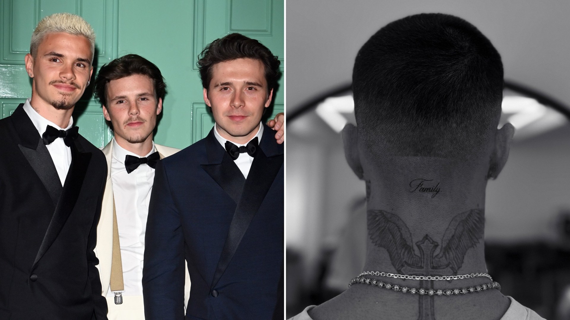 Romeo and Cruz Beckham make poignant 'dig' at Brooklyn with new tattoo ...