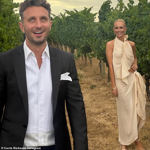 Carrie Bickmore criticised for wearing 'revealing' outfit to wedding ...