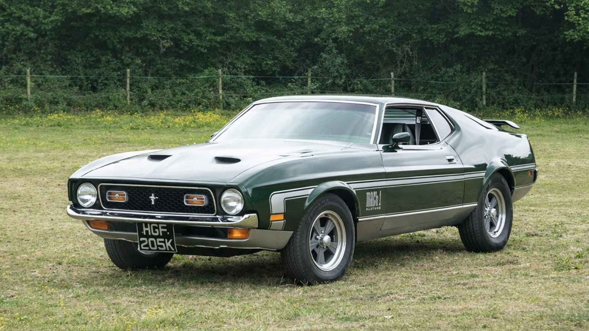The final reveal of a rebuilt fire damaged Mustang