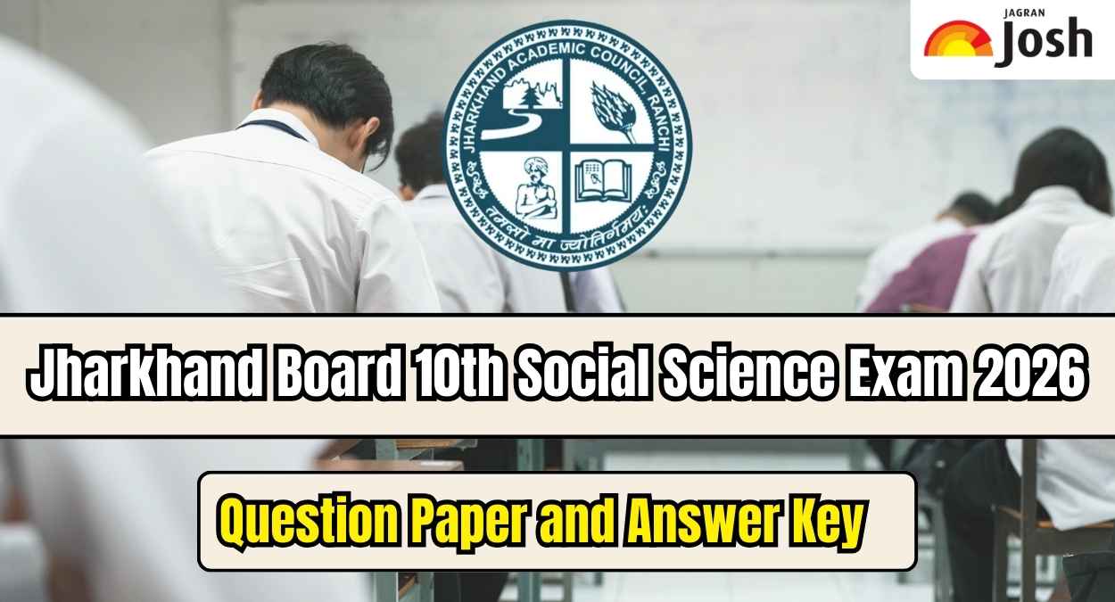Jharkhand Board 10th social science exam 2026: Download question paper ...