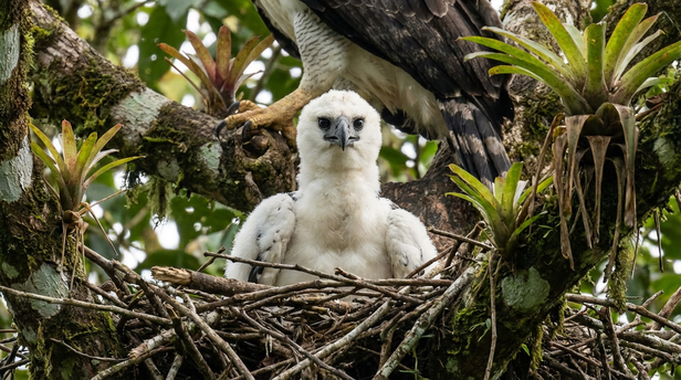 Why the harpy eagle chick spotted in Brazil has the world holding its ...