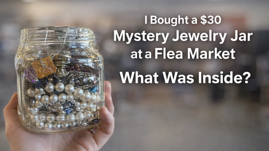 I bought a $30 mystery jewelry jar at a flea market | What was inside?