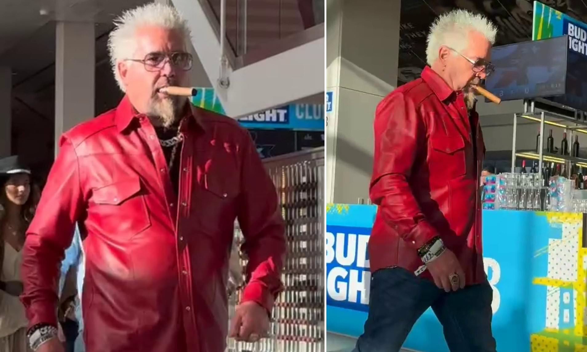 Guy Fieri makes first public appearance since health scare as he ...