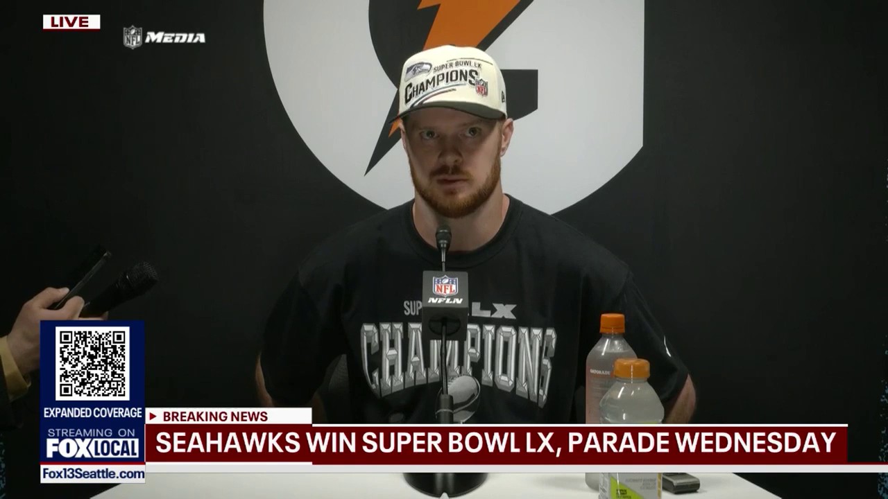 Seahawks’ Sam Darnold, Leonard Williams speak after Super Bowl LX win