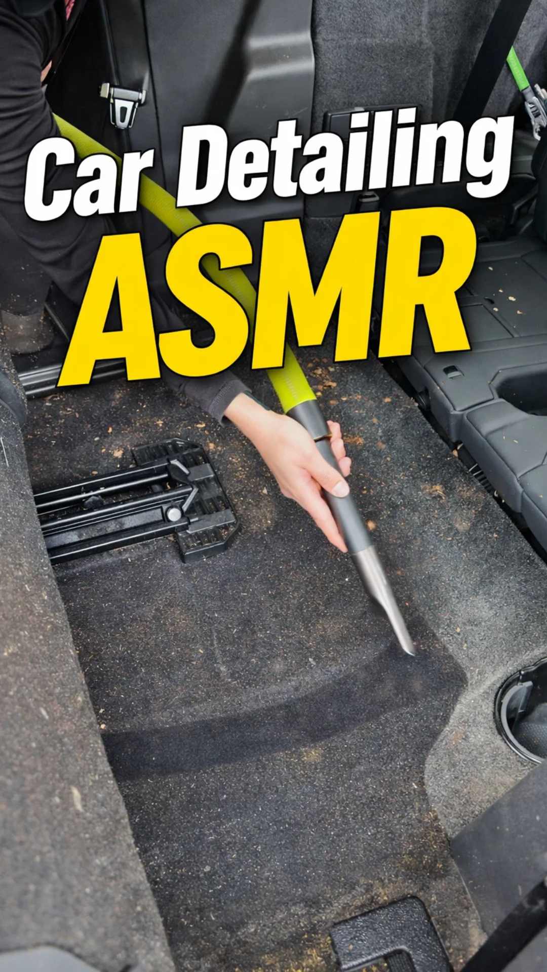 Car detailing ASMR interior cleaning and satisfying restorations