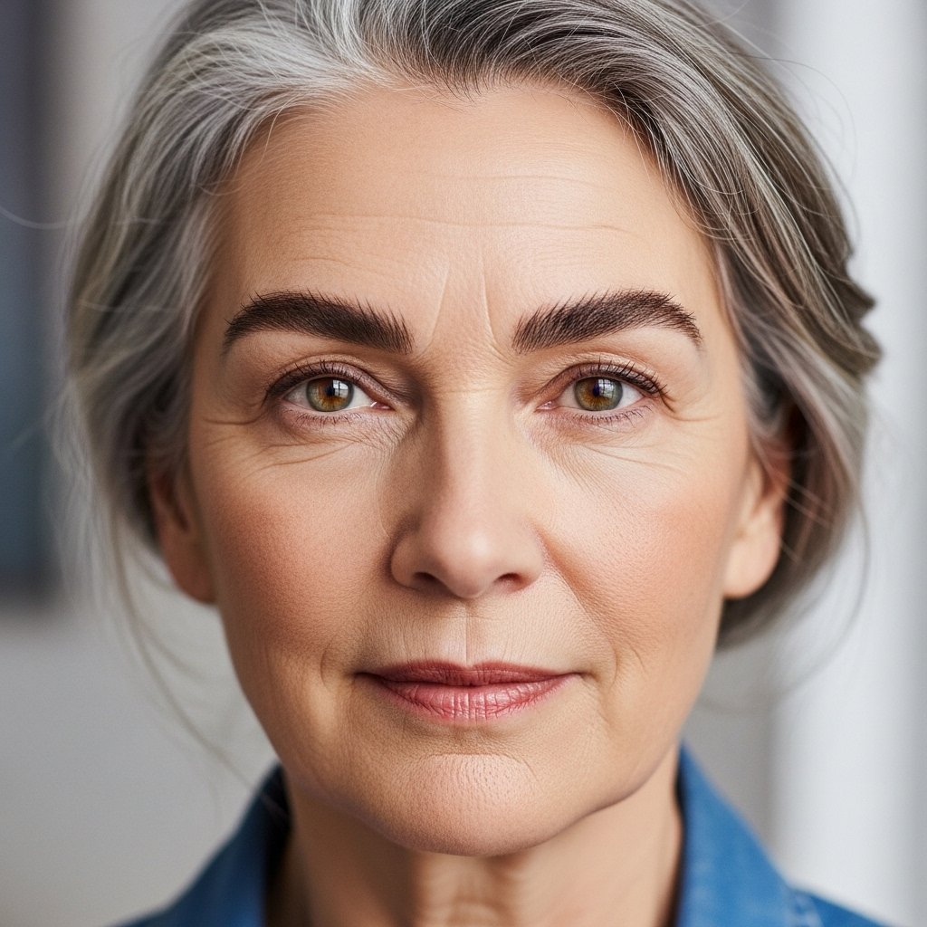 Eyebrow shape choices for mature faces with practical guidance