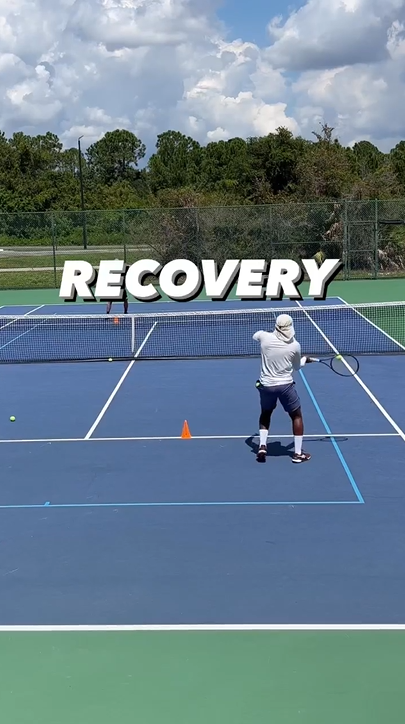 Recovery tennis drills to get back in position faster