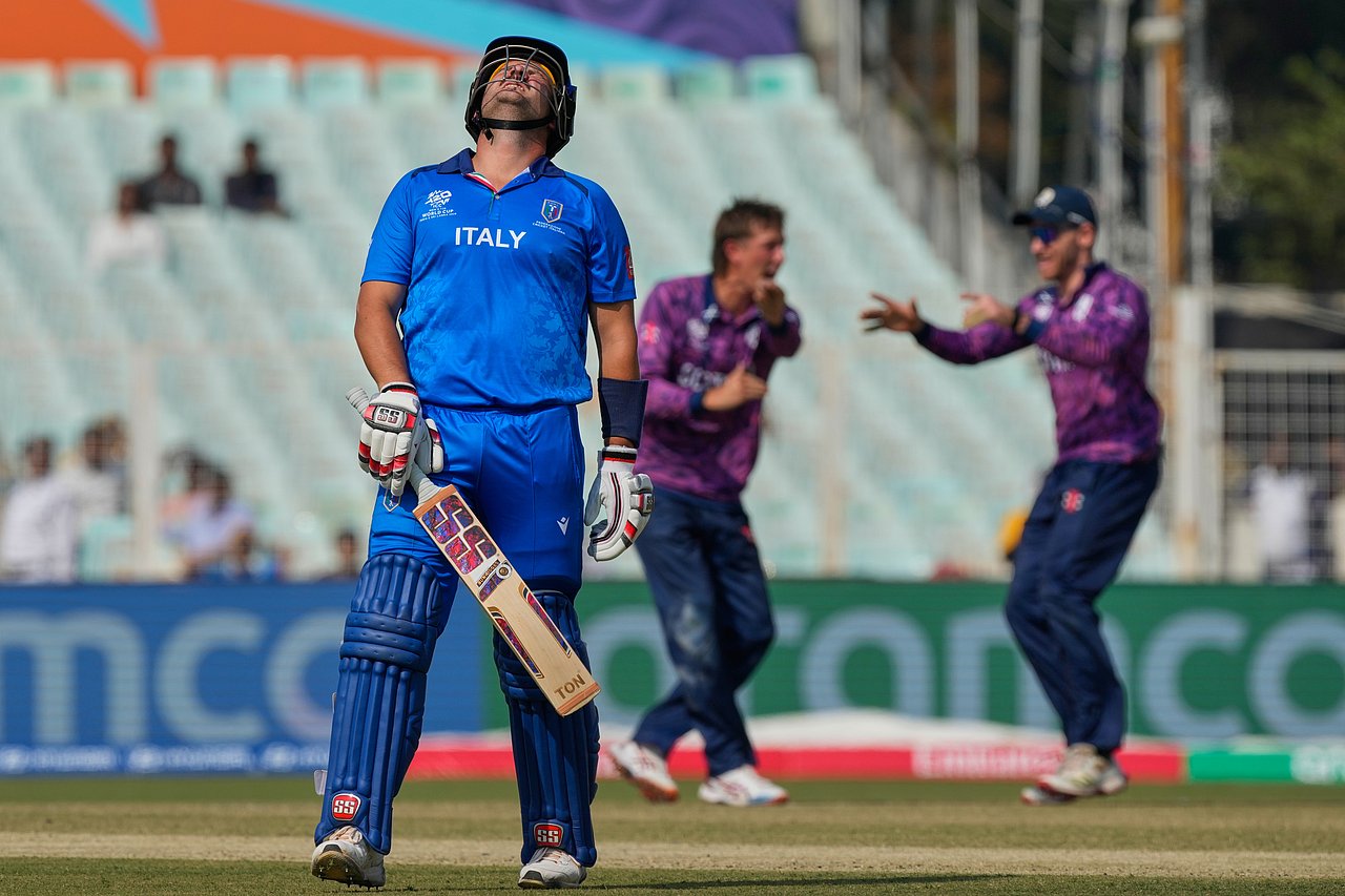 T20 World Cup 2026: 10-man Italy suffer 73-run debut loss against Scotland