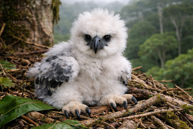 Why the harpy eagle chick spotted in Brazil has the world holding its ...