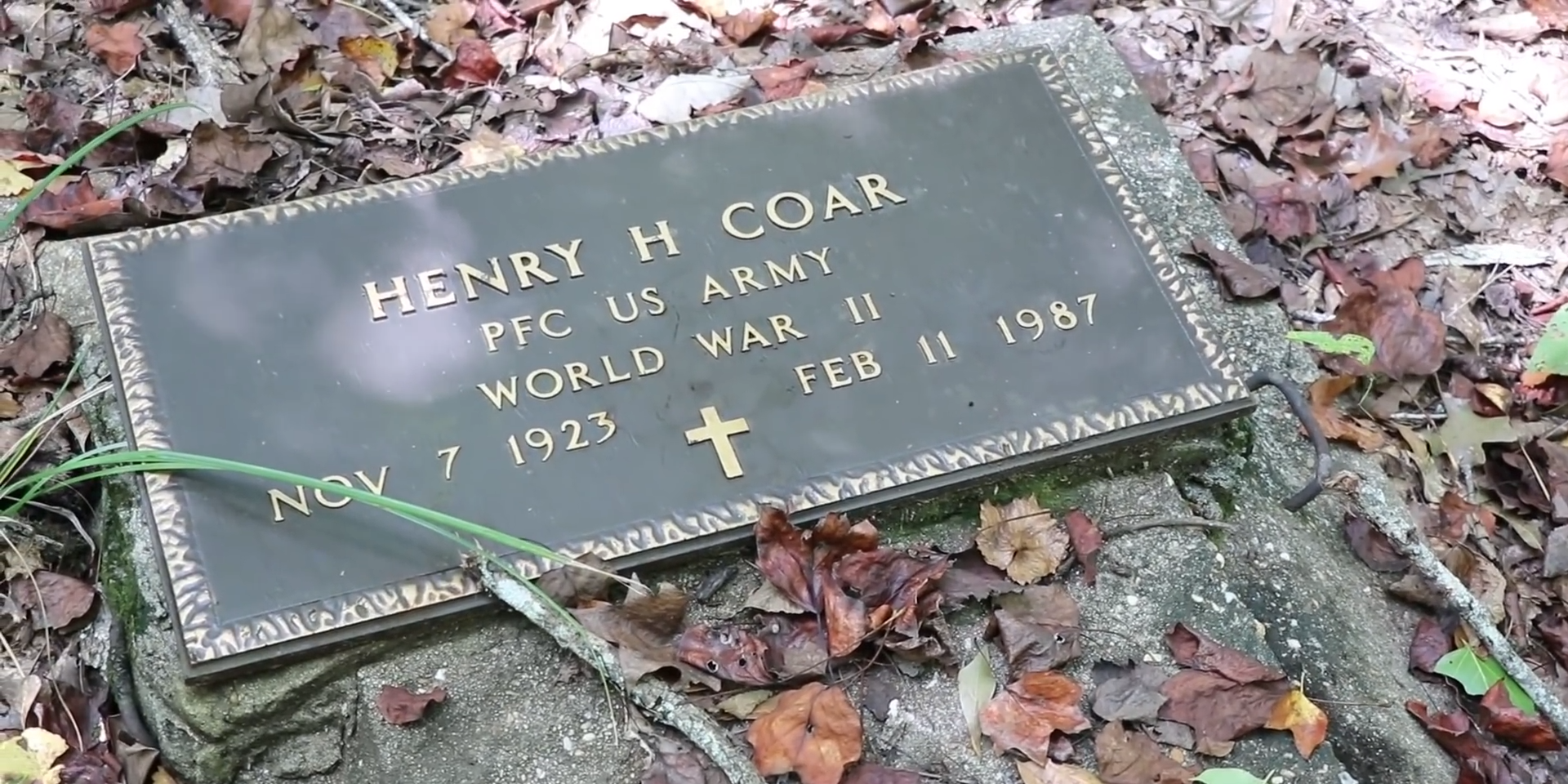 We walked into the woods and found a massive cemetery