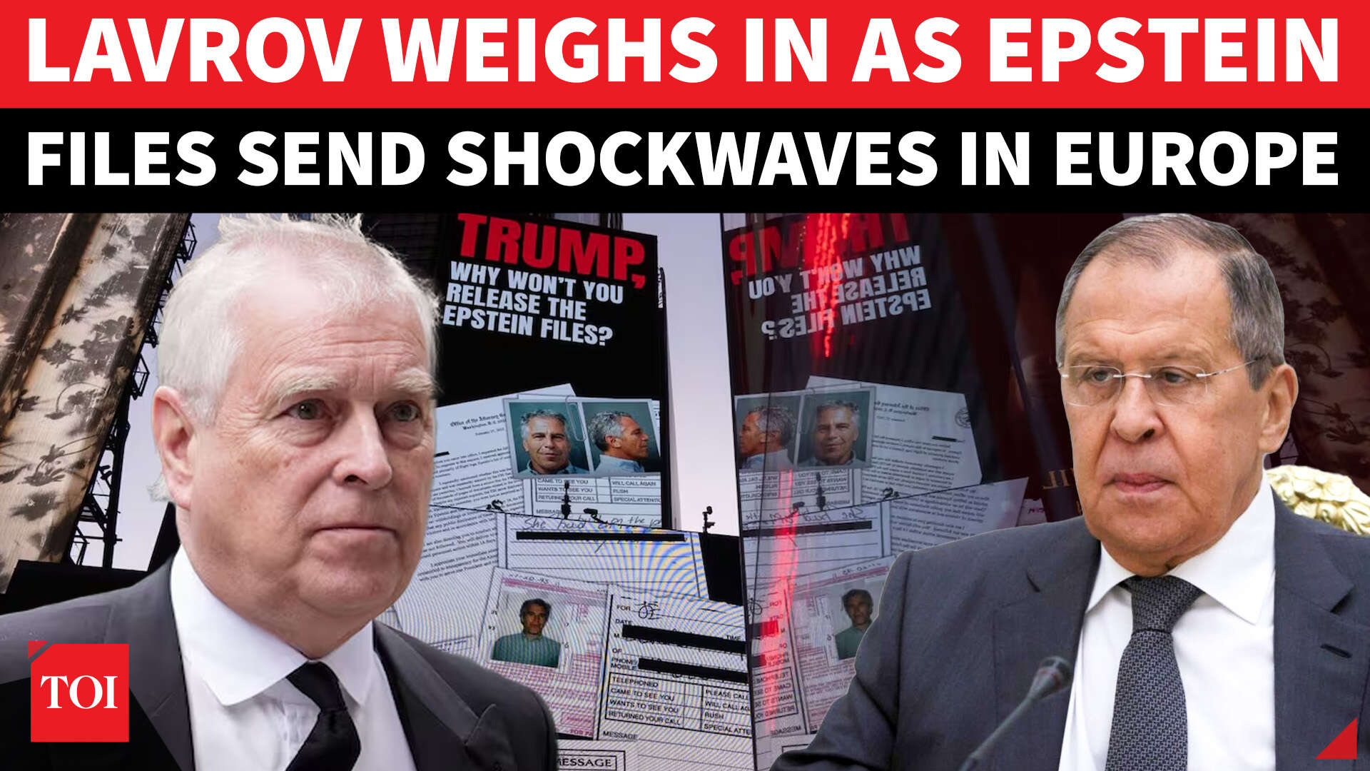 'Pure Satanism': Lavrov unloads on West over Epstein ties; UK 'Prince ...