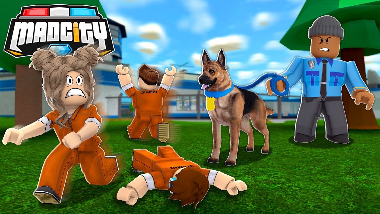 Roblox Mad City police dogs