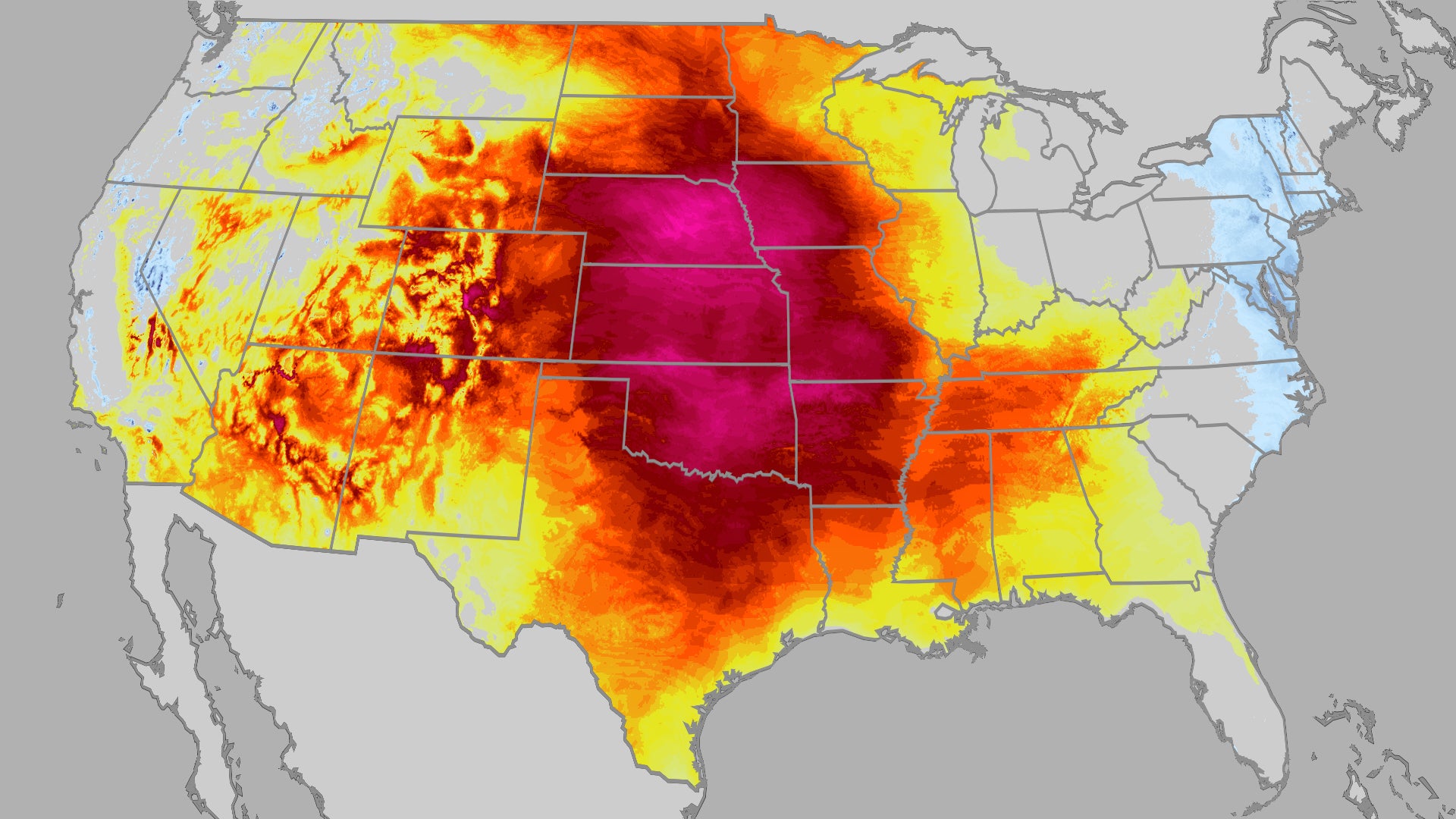 February thaw: big warm-up for Plains, South this week