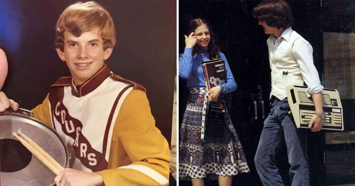 Photos showing the life of a 'geek' in the 1970s