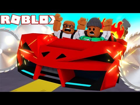 Destroying cars for fun in Roblox