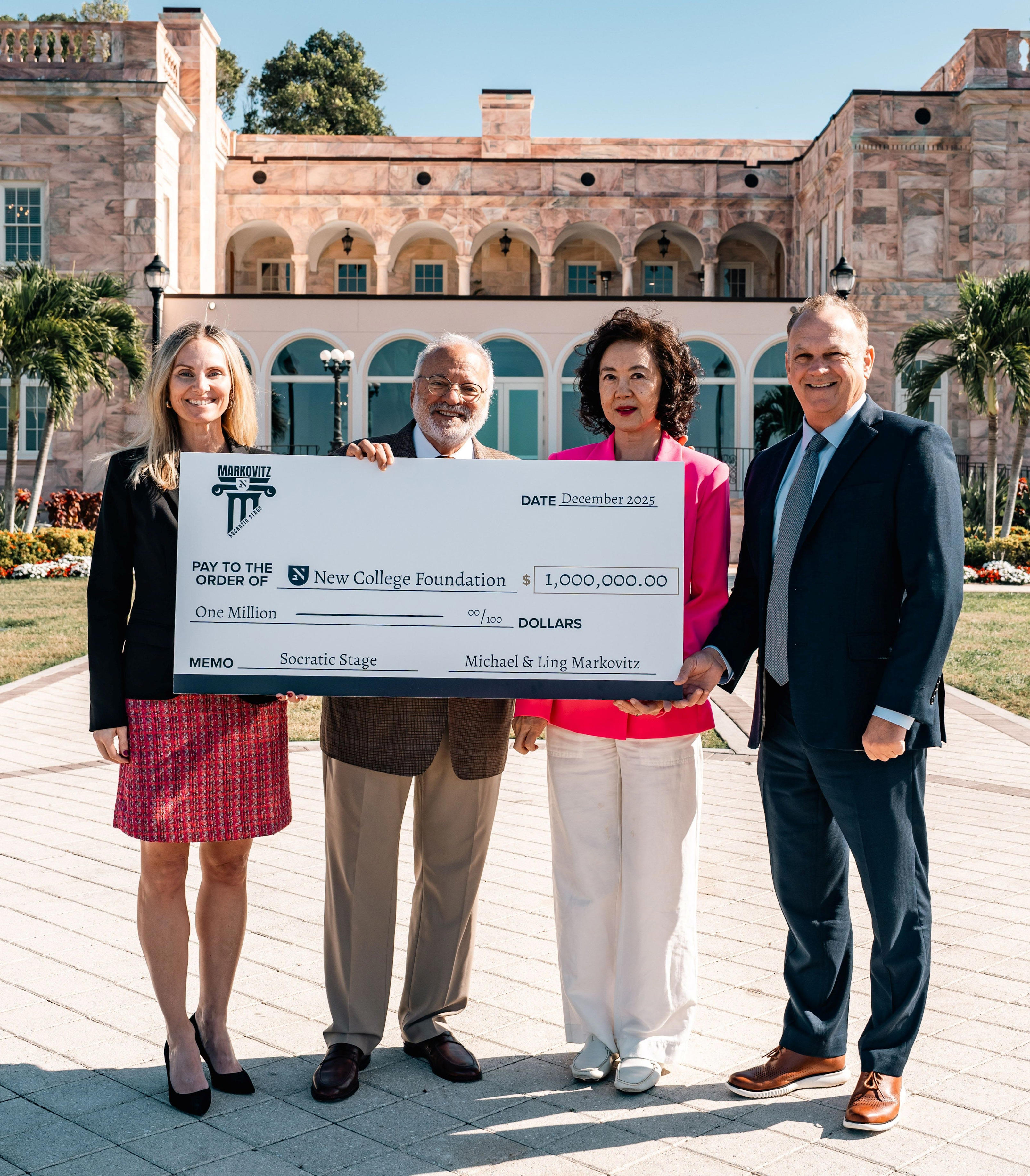$1 million gift brings Markovitz Socratic Stage to New College