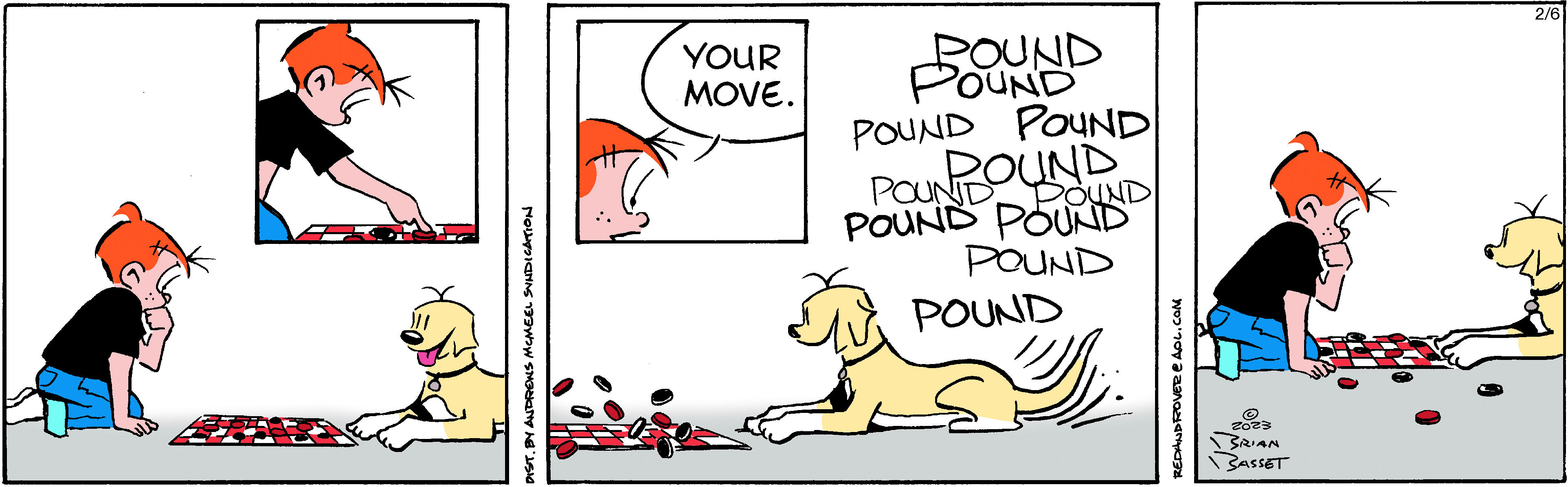 Red and Rover by Brian Basset