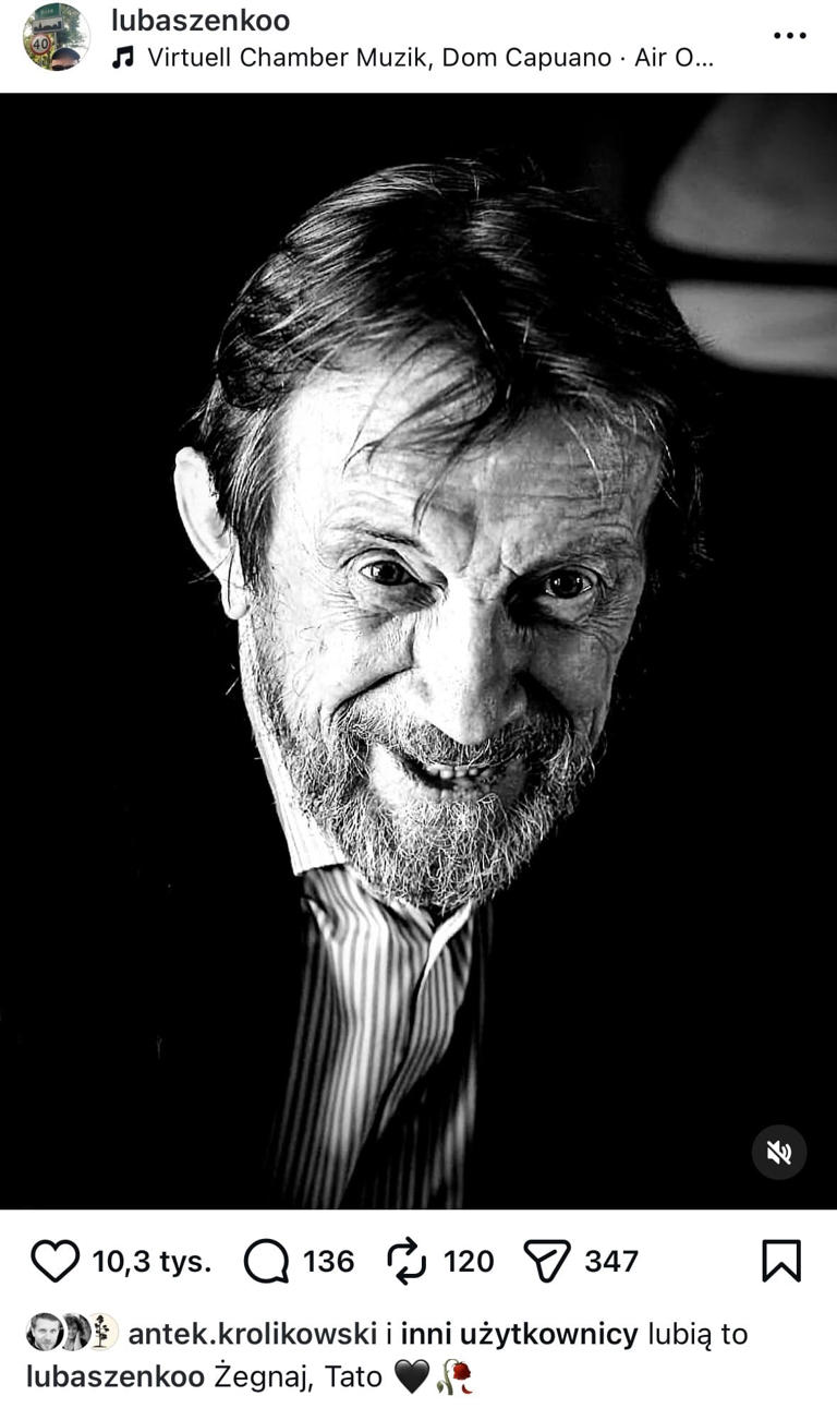 Edward Linde-Lubaszenko i Olaf Lubaszenko – rany z młodości goiły się latami. "Żegnaj tato"